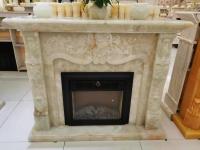 China Customized Decorative Onyx Stone Marble Fireplace Surround for sale