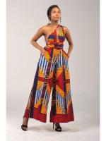 China Sleeveless wide-leg jumpsuit romper for comfortable wear for sale