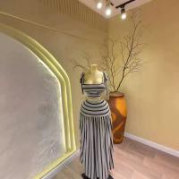 China Striped Top & Skirt Two Piece Set - Stylish Matching Outfit for sale