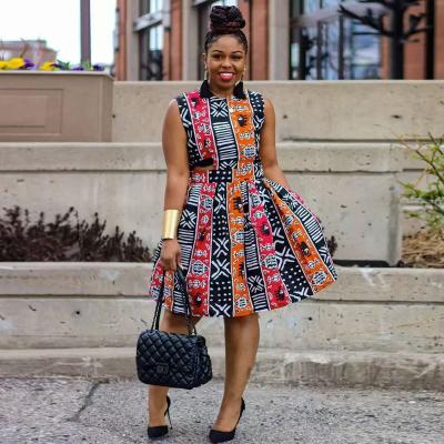 China Printed Short Dress - Casual Wear for Everyday Comfort for sale