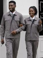China Durable Industrial Work Jacket and Pants Set with Multiple Pockets and Reinforced Stitching for sale
