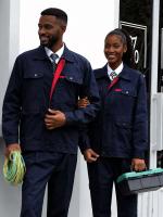 China Durable Industrial Work Jacket and Pants Set with Multiple Pockets and Reinforced Stitching for sale