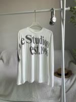 China Women's Slim Fit Letter Print Crew-Neck T-Shirt with Customizable Colors for sale