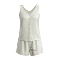 China Women's High-waist Two-Piece Set with Breathable Cotton and Floral Print for Casual Comfort for sale