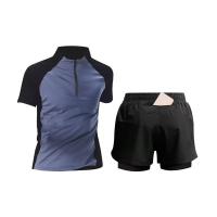 China Men’s Golf Polo Shirt and 2-in-1 Running Shorts Set with Quick-Dry Fabric, Breathable Construction, and Moisture-Wicking for Outdoor Sports for sale