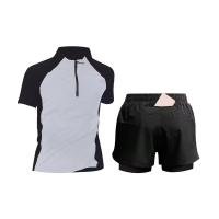 China Men’s Golf Polo Shirt and 2-in-1 Running Shorts Set with Quick-Dry Fabric, Breathable Construction, and Moisture-Wicking for Outdoor Sports for sale