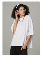 China Unisex Oversized Heavyweight Cotton T-Shirt for Streetwear and Casual Wear for sale