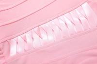 China Women's Pink Sweetheart Neckline Corset Dress with Layered Fluffy Tulle Skirt Mini Dress for sale
