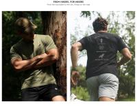 China Men's Outdoor Graphic T-Shirt in Cotton with Breathable Lightweight Fabric for Casual Wear for sale