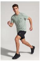 China Men's Outdoor Graphic T-Shirt in Cotton with Breathable Lightweight Fabric for Casual Wear for sale