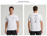 China Men's Outdoor Graphic T-Shirt in Cotton with Breathable Lightweight Fabric for Casual Wear for sale