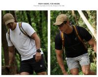 China Men's Outdoor Graphic T-Shirt in Cotton with Breathable Lightweight Fabric for Casual Wear for sale