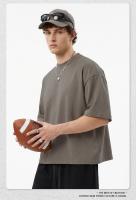China Men's Oversized 100% Cotton Heavyweight 230gsm T-Shirt for Streetwear and Casual Fashion for sale
