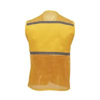 China Multi-pocket Utility Work Vest with Breathable Mesh Panels and Reflective Strips for Safety for sale