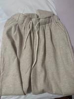 China Men’s Crinkled Finish Wide-Leg Pants with Curved Seam and Elasticated Waistband for Casual Wear for sale