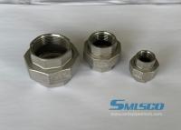 China CF8 304 Stainless Steel Hex Nut Casting DN25 Class 150 BSP Threaded Fastener for Piping Systems for sale