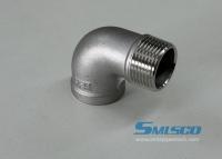 China 304 Stainless Steel 90 Degree Elbow 1 Inch NPT Class 150 Threaded Pipe Fitting for sale