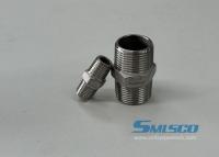 China 316/304 Stainless Steel Hex Nipple BSP Threaded Class 150 - DN8 to DN100 Sizes for Industrial Pipeline Connections for sale