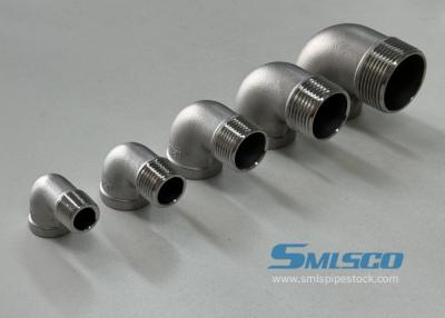 China 304 Stainless Steel Casting Elbow 1 Inch NPT Class 150 Threaded Fitting for Water and Industrial Piping for sale