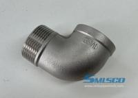 China 304 Stainless Steel 45 Degree Elbow 3/4 NPT Class 150 Threaded Fitting for sale