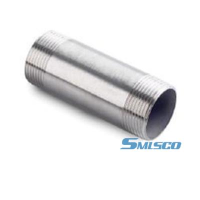 China 304 Stainless Steel Long Nipple 4 Inch NPT Class 150 Pipe Fitting for sale