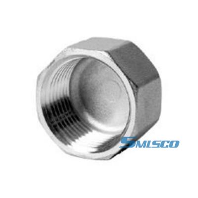 China ASTM A351 CF8M Stainless Steel Hex Cap Class 150 BSPT Threaded Pipe Fitting - 316 Material for sale