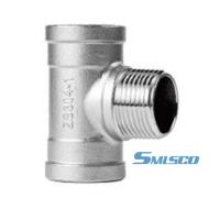 China 304 Stainless Steel Casting Tee 2 Inch NPT Class 150 Threaded Fitting for Low-Pressure Piping for sale