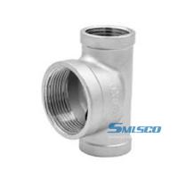 China 316 Stainless Steel Reducing Tee NPT Class 150 Threaded Casting Fitting for 2