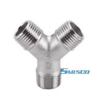 China 316 Stainless Steel Equal Tee DN50 Threaded BSP Class 150 Pipe Fitting for Industrial Plumbing Systems for sale
