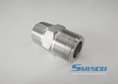 China Threaded Hex Nipple 3000LBS Forged Fitting DN 10 ASME B16.11 High Pressure Pipeline Connection for sale