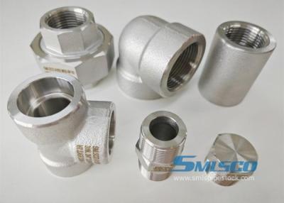 China F304L Stainless Steel Threaded NPT Tee Class 6000 Forged Fitting 1/8