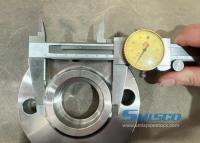 China ASME B16.5 F310S Stainless Steel Socket Weld Flange Class 150 RF - 80