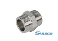 China Threaded Hex Nipple 3000LBS Forged Fitting DN 10 ASME B16.11 High Pressure Pipeline Connection for sale