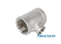 China 316 Stainless Steel Reducing Tee NPT Class 150 Threaded Casting Fitting for 2