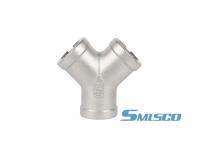 China 316 Stainless Steel Equal Tee DN50 Threaded BSP Class 150 Pipe Fitting for Industrial Plumbing Systems for sale
