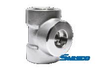 China F316Ti Stainless Steel Forged Tee 3000 LBS Socket Weld Threaded Equal Reducing for sale