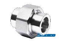 China F53 Super Duplex Socket Weld Union Forged Fitting ASME B16.11 3000 LBS PED Certified for sale