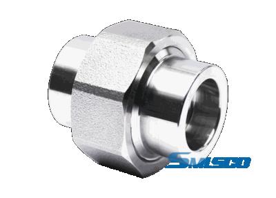 China F53 Super Duplex Socket Weld Union Forged Fitting ASME B16.11 3000 LBS PED Certified for sale