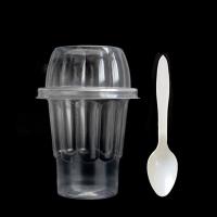 China Functional Design Plastic Cup with Thickened Bottom and Stacking Feature for Easy Storage and Transportation for sale