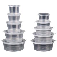 China Disposable bowl for food delivery packaging sauces seasonings side dishes with integrated design and transparent color for sale