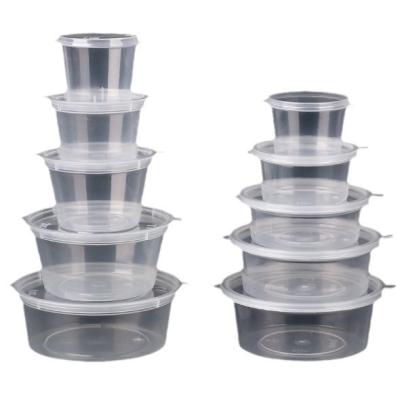 China Disposable bowl for food delivery packaging sauces seasonings side dishes with integrated design and transparent color for sale