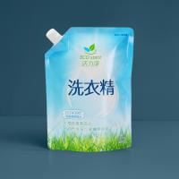 China Manufacturer's laundry detergent packaging bag with spout 2kg 1kg self-supporting finished product bag customization for sale