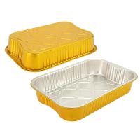 China Customizable Disposable bowl made of aluminum foil 2200ml capacity and dimensions 278cm long with logo printing for sale