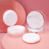 China Unique and customizable cosmetic packaging for loose powder with flower and marble craft design for sale
