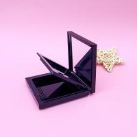 China Customized Cosmetic packaging for Double-layer powder compact with ABS material and custom processing for sale