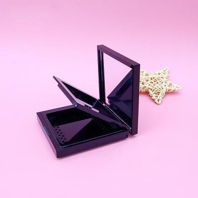China Customized Cosmetic packaging for Double-layer powder compact with ABS material and custom processing for sale