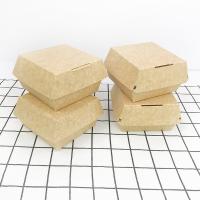 China Customizable Disposable Bowl Laminated Hamburger Box Fixed Box 97*105*38mm In-Stock/Custom-Made Food-Grade Laminated 300gsm Agate Laminated Paper for sale