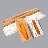 China Kraft Paper Food Grade Packaging For Baguette Bread Packing 35x11x4cm for sale