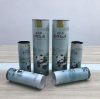 China Offset Printing Cylinder Wine Boxes Matt Lamination Cylinder Cardboard Containers With Lids for sale
