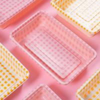 China Takeaway Disposable Food Storage Plastic Boxes With Lid For Lunch Meal for sale